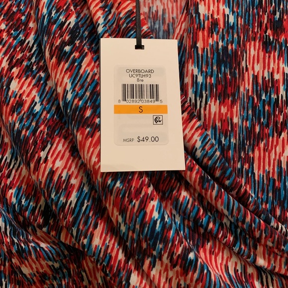 Dkny | Tops | Dkny Ruched Surplice Print Top | Poshmark